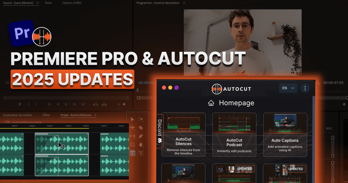 Premiere Pro 25.4 vs AutoCut: Faster Captions, Podcasts & Silence Cuts