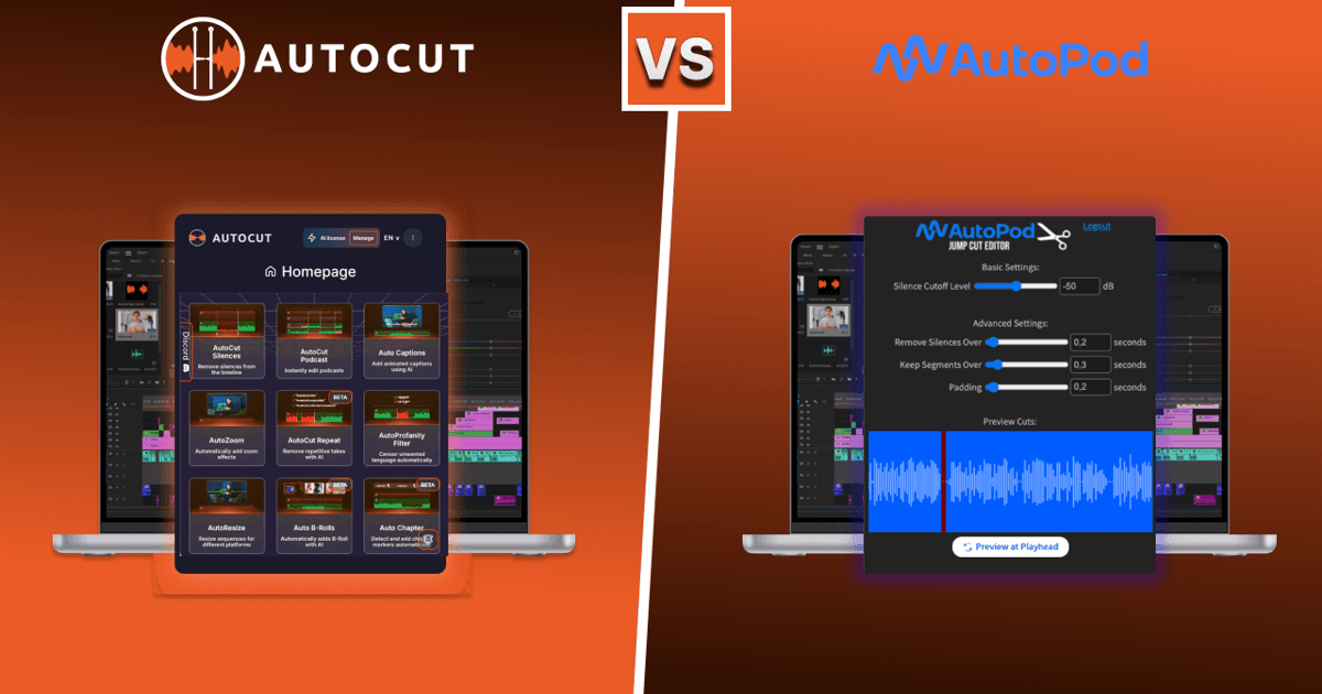 AutoPod と AutoCut - 詳細な比較 - 代替